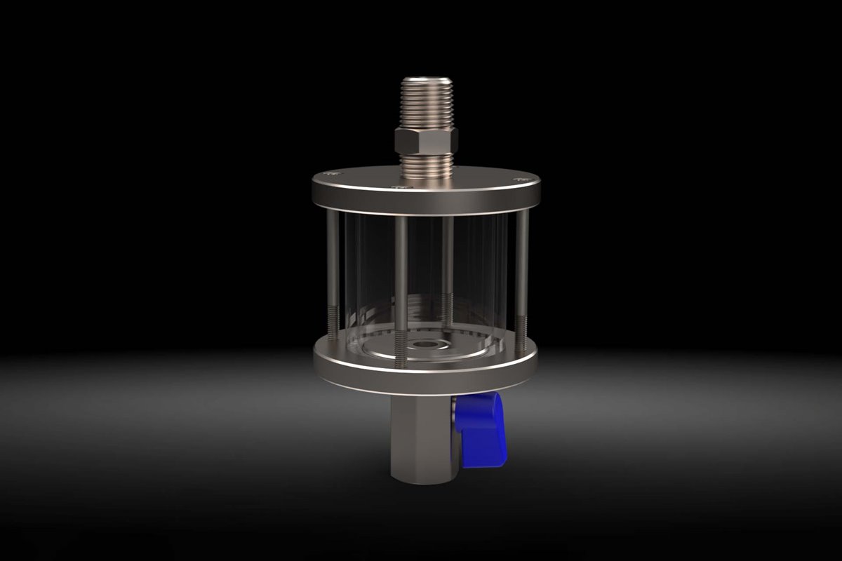 Sump Bottle with Ball Valve - Fluid Inspection | Trico Corporation