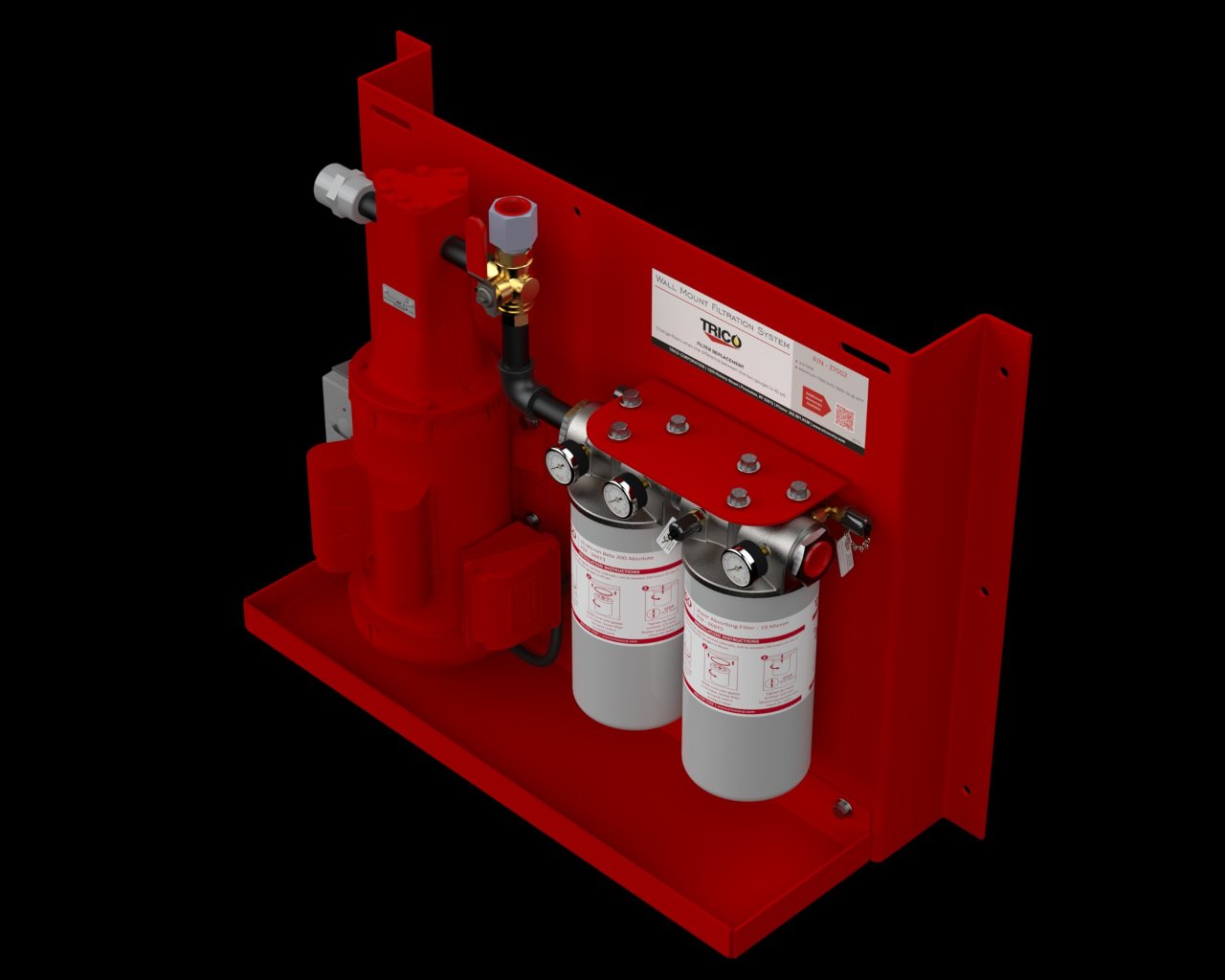 Wall Mount Industrial Lubricant Filtration System | Trico Corporation